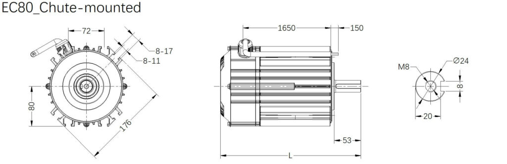 EC80 Platform Domestic - EC Motor Manufacturer-Energy Saving Motor